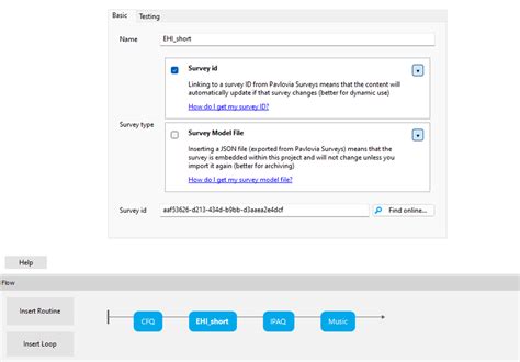 Bug When Adding Multiple Surveys Pavlovia Surveys Psychopy