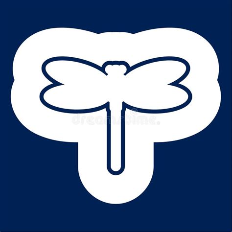 Dragonfly Insect Vector Icon Stock Vector Illustration Of Generated Curve 159108515