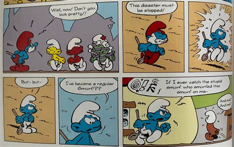 Papa Smurf Becomes A Regular Smurf By Adamhatson On Deviantart