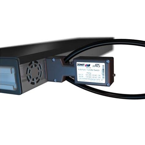 Zonit Automatic Transfer Switch Input 2x5 15 Plug 6 Cords To Output C13 With 1 Foot Long Cord