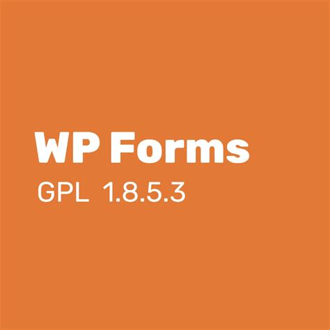 Wp Forms Pro Wordpress Gpl Plugin V1853 Download Free Gpl Themes