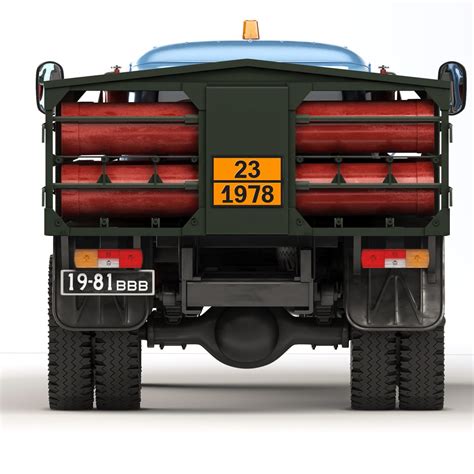 Gaz 53 Gtk 40 1974 3d Model For Vray