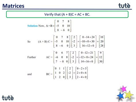 Matrices Multiplication Of Matrices Pptx
