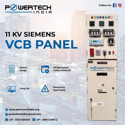 Three Phase 1250a Siemens 11kv Vcb Panel At ₹ 380000piece In Ghaziabad