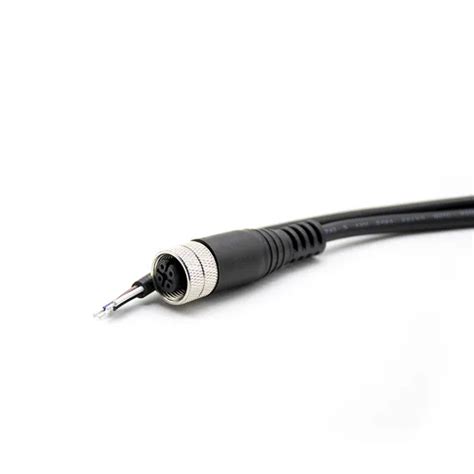 Straight Female Molding Waterproof 5 Pin M12 Connector Cable M12 Male