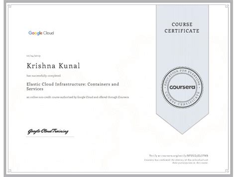 Krishna Kunal On Linkedin Containers Kubernetes Coursera