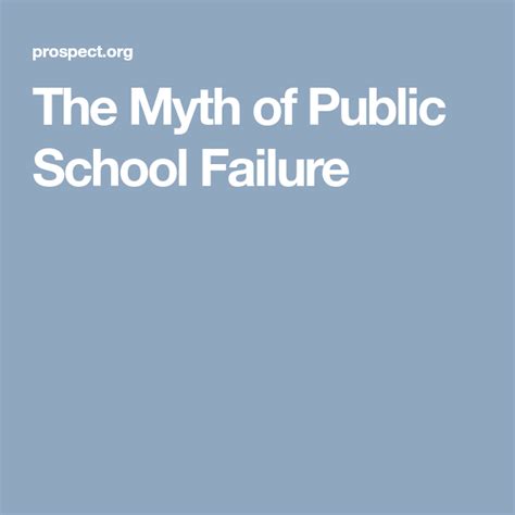 The Myth Behind Public School Failure Artofit