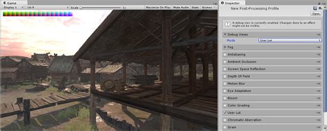 Unity Manual Debug Views