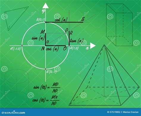 Mathematical Shapes Stock Illustration Illustration Of Math 57519802