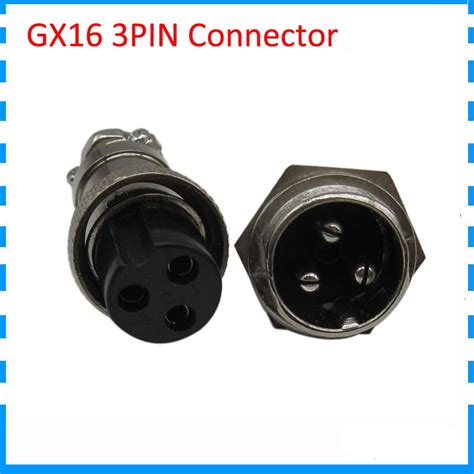 2pair Gx16 3pin Xlr Xlrm Male Female Aviation Conn Grandado
