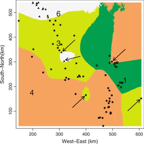 Map Of The Mode Of The Posterior Probability Download Scientific Diagram