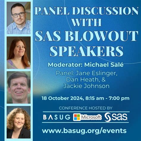 Paneldiscussion Sasexperts Basug Sasblowout Datascience Analytics