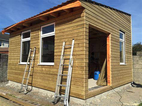 Wood Cladding On Workshop Exterior Wood Cladding Home Diy Home Decor