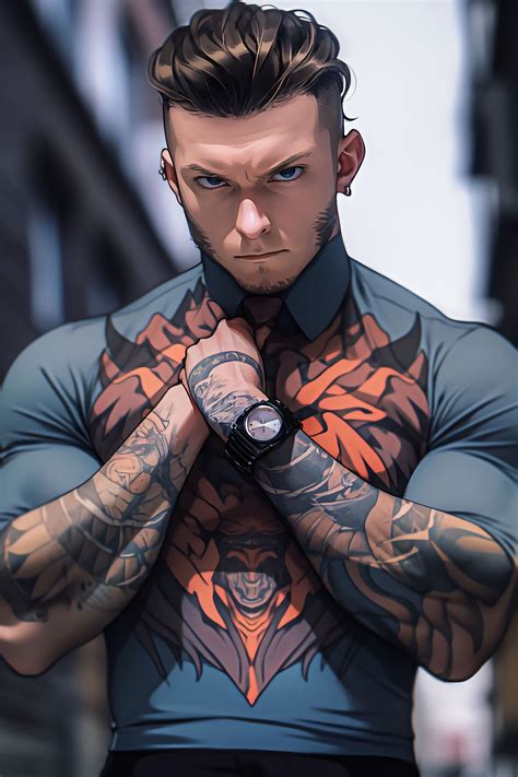 Download Ai Generated Man Muscular Royalty Free Stock Illustration