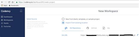 Codenvy Bitbucket Integration Stack Overflow