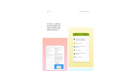 Jonny Belton Product Designer Aards