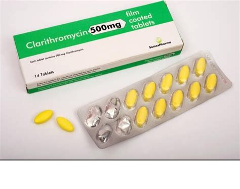 Clarithromycin Tablet Packaging Size Pack Of 14 Tablets At Rs 25