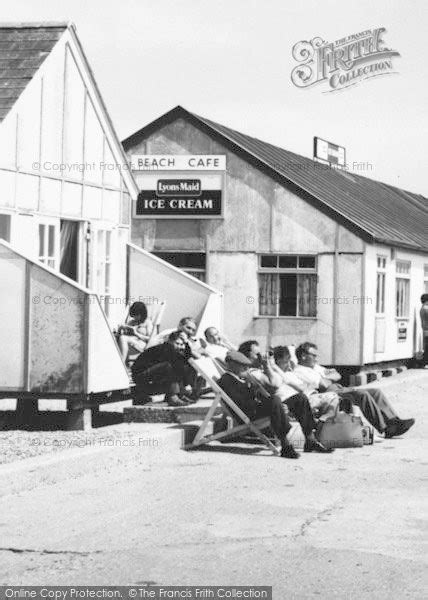 Photo Of St Osyth Sunbathing By Beach Café C1965