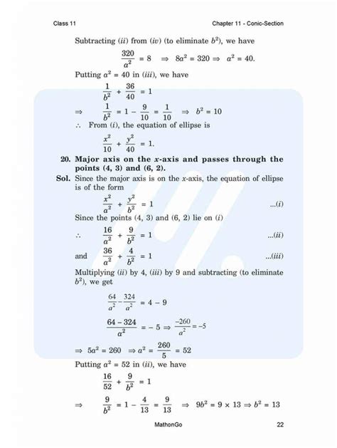 Ncert Solutions For Class 11 Maths Chapter 11 Exercise 11 3 Mathongo