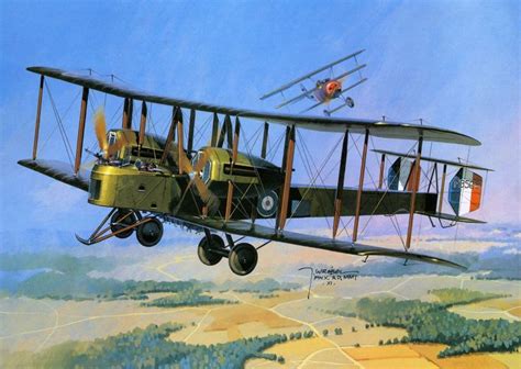 Fe 2d Farman Experimental 2 Aircraft Art By Ron Jobson Historia De