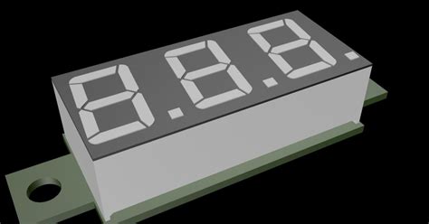 Basic Model Mini Voltage Meter Module By Legacy Micro Download Free Stl Model