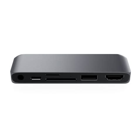 Satechi Usb C Mobile Pro Hub Sd Space Grey Docks Adaptere Befro Aps