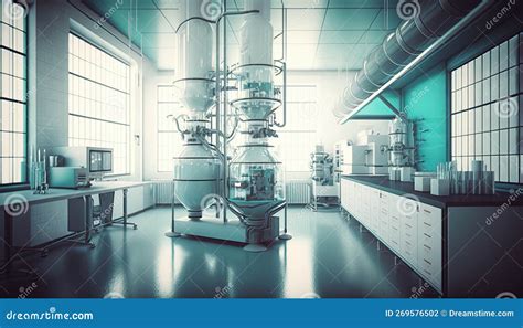 Scientific Research Laboratory Pharma Biotech Lab Interior Ai