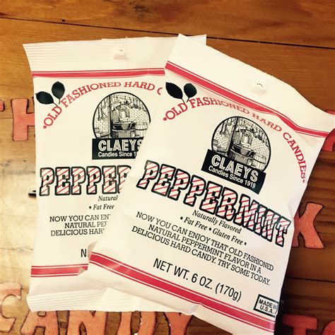 Claeys Peppermint Old Fashioned Hard Candy The Peppermint Stick Candy