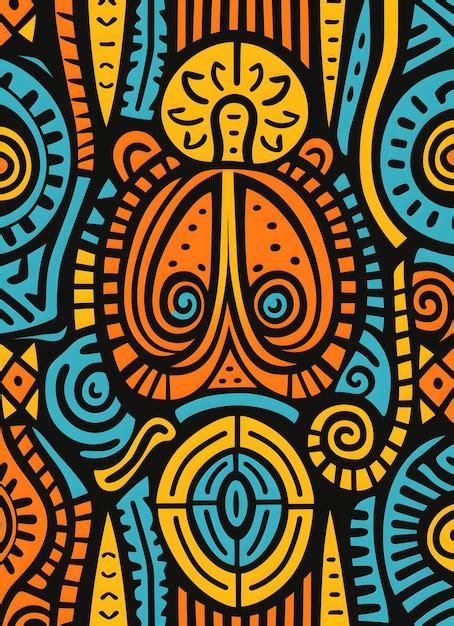 Premium Ai Image African Pattern