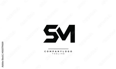 logo, SM letters, SM icon, SM symbol, SM initial, SM vector, SM design ...
