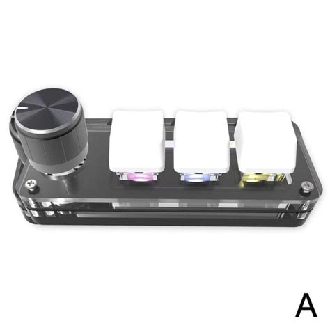 （in Stock）mini 3 Keys Knob Function Keypad Rgb Usb Custom Macro