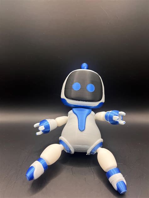 Astro Bot Astros Playroom Inspired 3d Print Articulated Robot