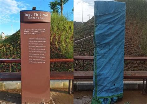 Viral Teks Lorem Ipsum Di Tugu Titik Nol Ikn Apa Makna Dan