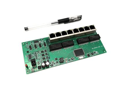 Módulo De Interruptor De Ethernet Del Panel Del Gigabit De 8 Puertos