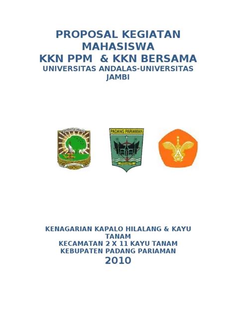 Contoh Proposal Kegiatan Organisasi Mahasiswa Pdf