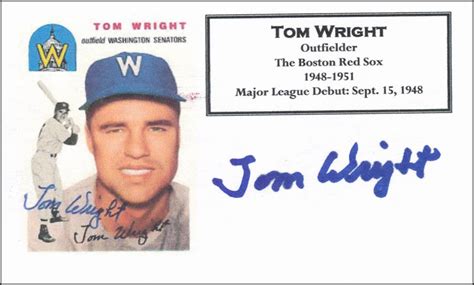 Tom Wright Baseball