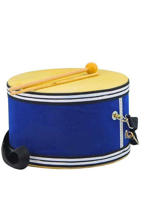 Brtticaret Deri Davul 22 Cm Mavi Oyuncak Deri Davul Anaokulların