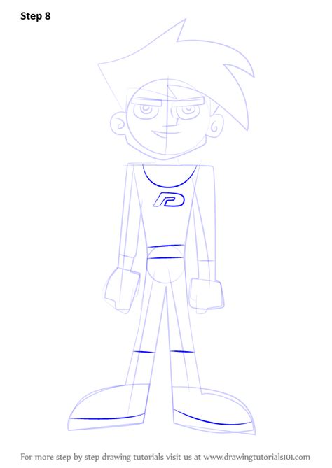 How To Draw Danny From Danny Phantom Danny Phantom Step By Step
