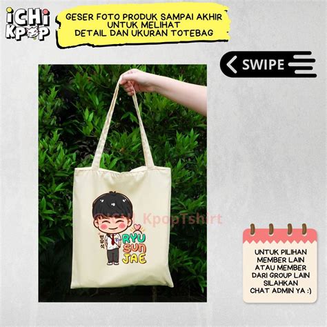 Jual Totebag Lovely Runner Sunjae Imsol Byeon Wooseok Kim Hye Yoon B