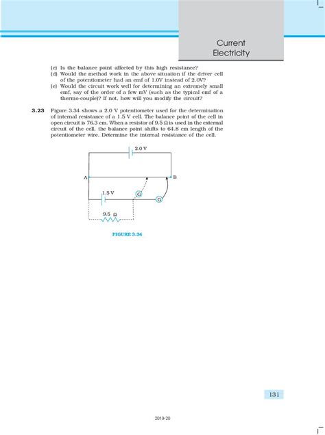 Ncert Book Class 12 Physics Chapter 3 Current Electricity Pdf Aglasem
