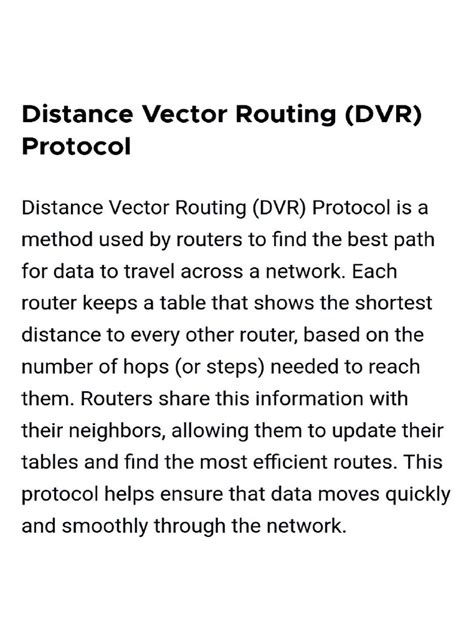 Dvr Routing Algorithm Pdf