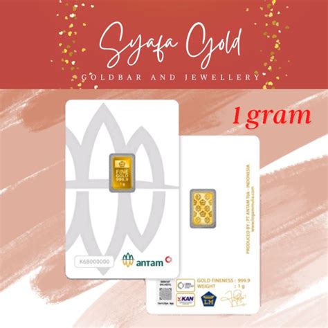 Jual Emas Antam Logam Mulia Gram Certieye Shopee Indonesia