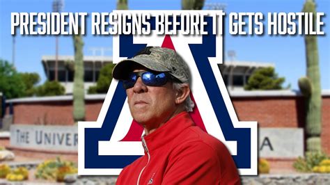 Jason Scheer Arizona President Resigns Before It Gets Hostile Between The University Youtube