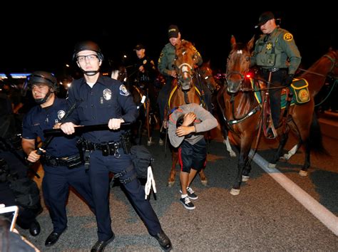 Protest Turns Violent At Donald Trump Rally In Costa Mesa Calif The