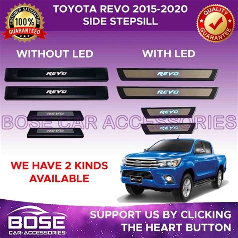 Toyota Hilux Revo 2016 Onwards Side Stepsill Door Scuffplate Rear