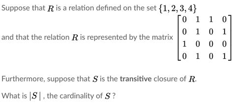 Solved Suppose That R Is A Relation Defined On The Set