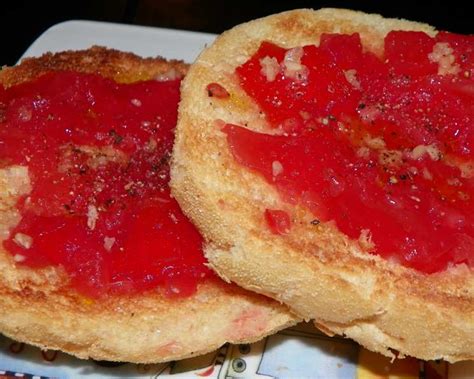 Tomato Bread Tapas Recipe Chefs Resource Recipes