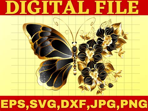 Floral Butterfly Svg Butterfly Svg Bundle Floral Woman SVG Butterfly