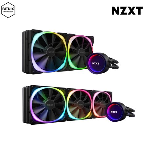NZXT KRAKEN X Series RGB AIO Liquid Cooler With Aer RGB And RGB LED