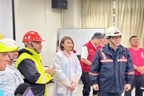 強烈颱風凱米來襲 陳其邁心繫部落挺進桃源區視察